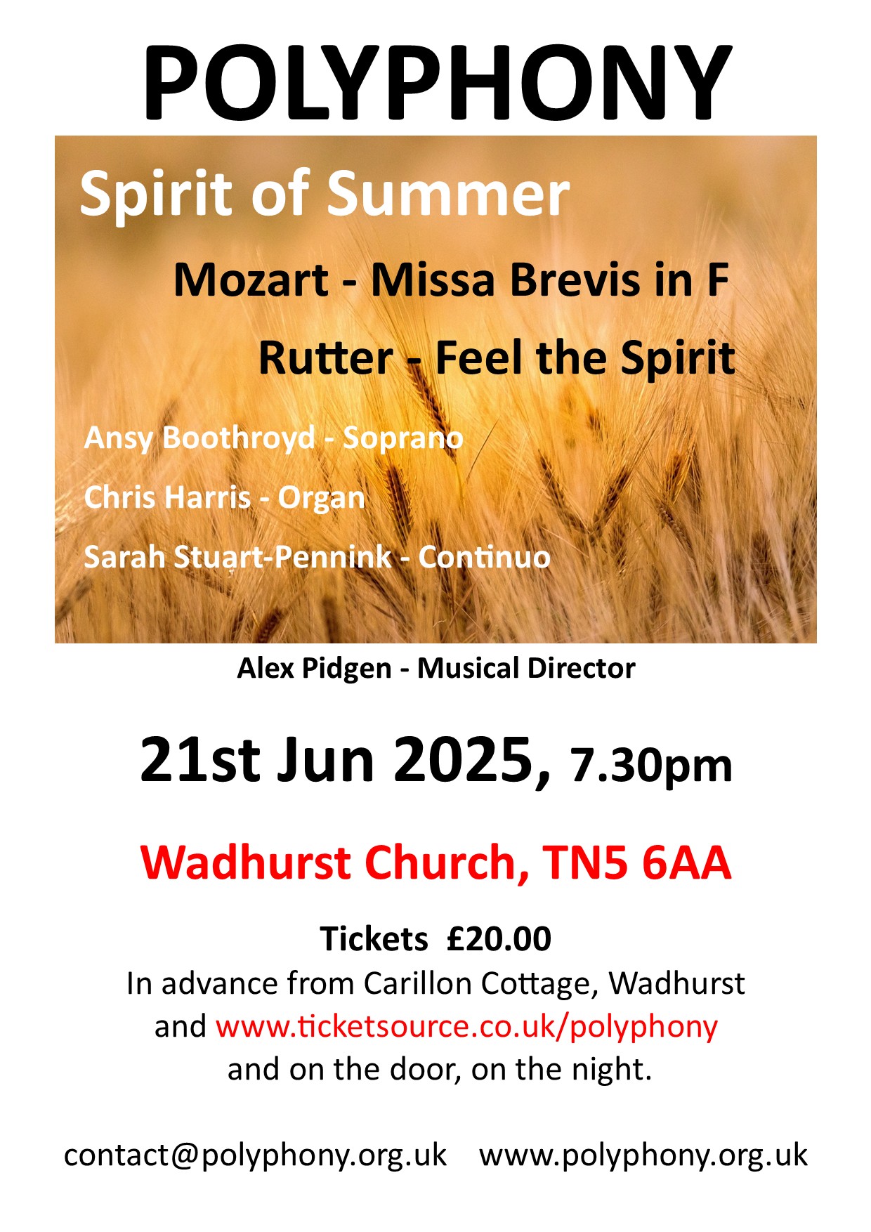 Spirit of Summer - polyphony.org.uk